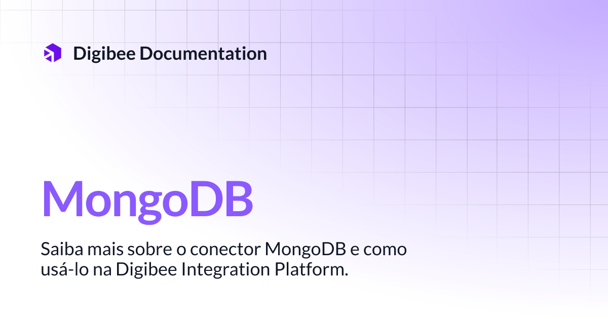 MongoDB | Connectors & Triggers | Digibee Documentation
