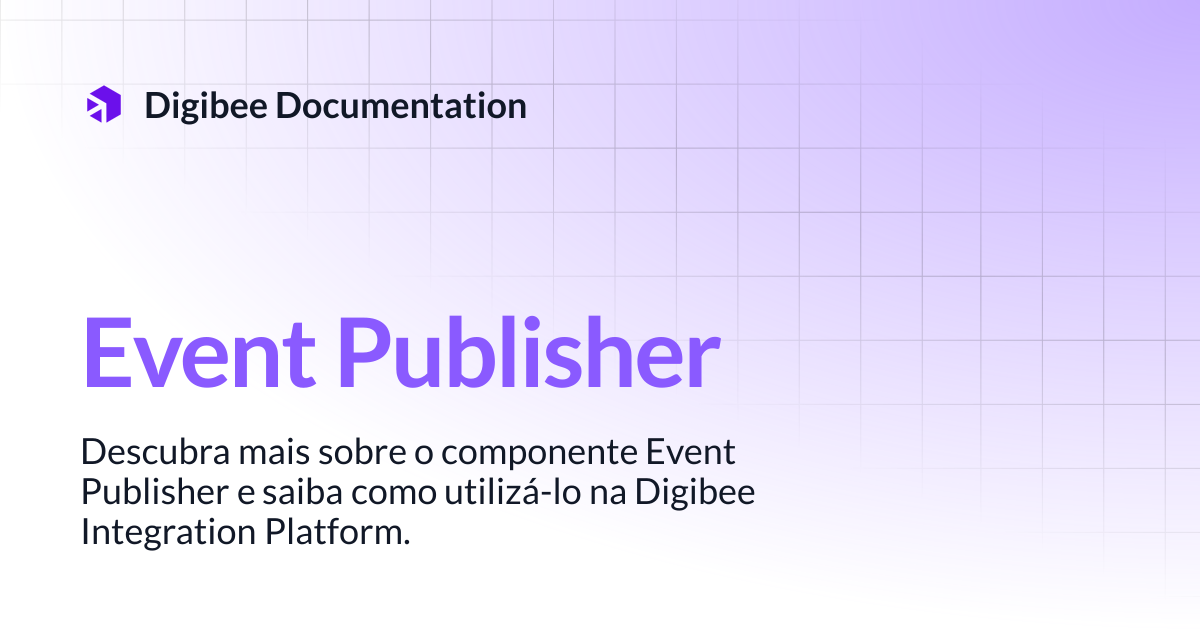 Event Publisher | Connectors & Triggers | Digibee Documentation