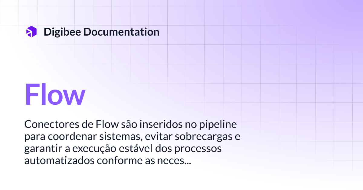 Flow | Connectors & Triggers | Digibee Documentation