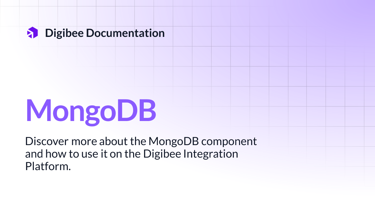 MongoDB | Digibee Documentation