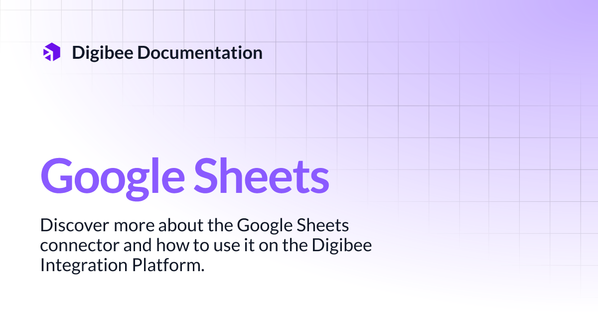 Google Sheets | Digibee Documentation