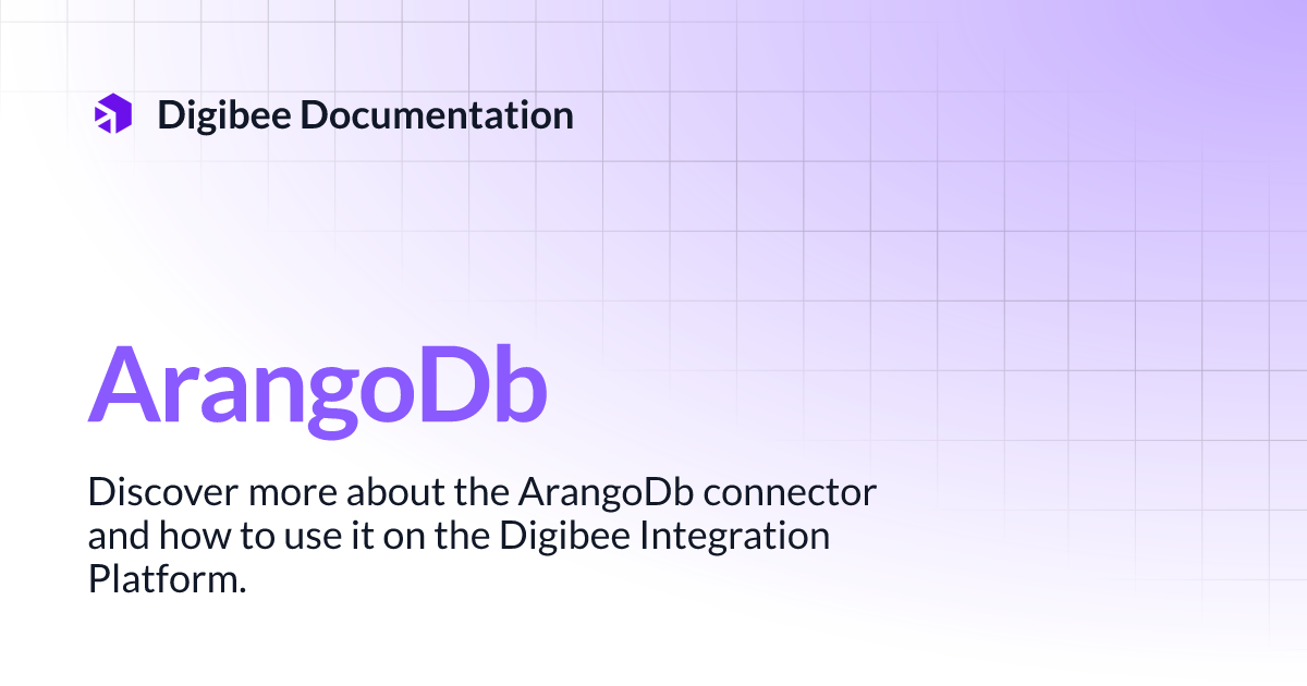 ArangoDb | Digibee Documentation