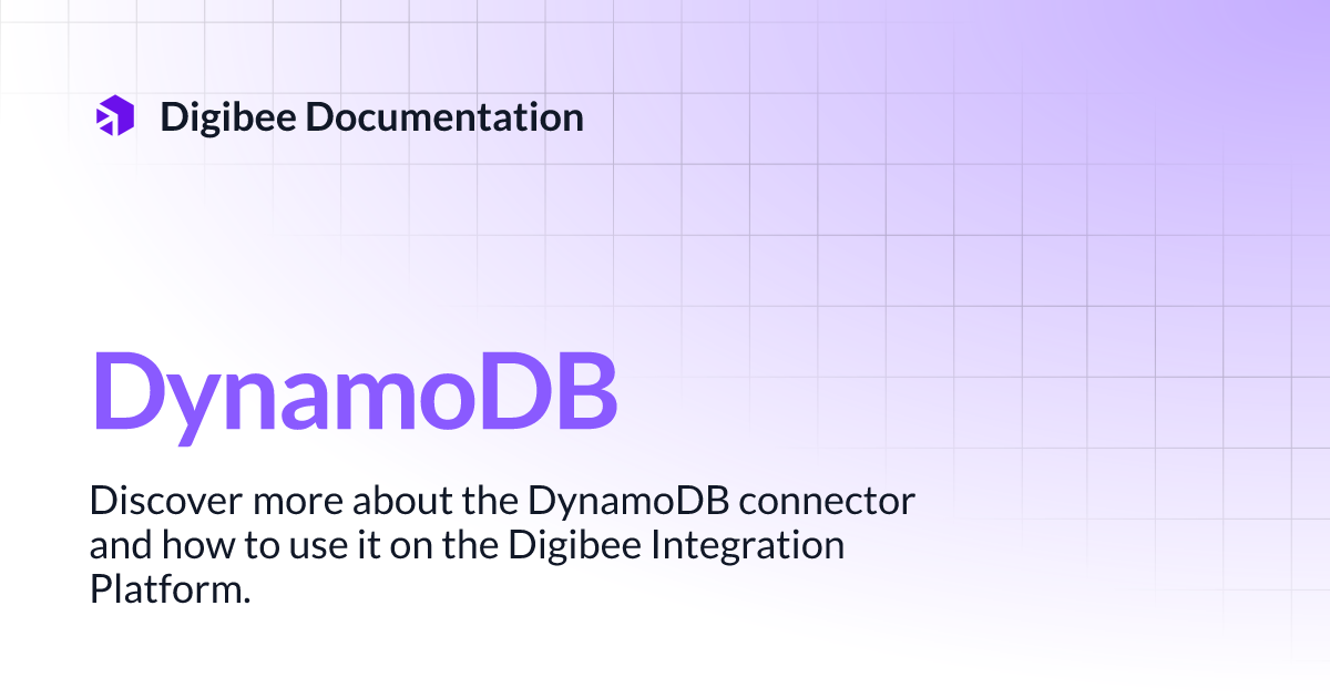 DynamoDB | Digibee Documentation