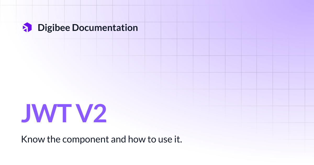 JWT V2 | Digibee Documentation