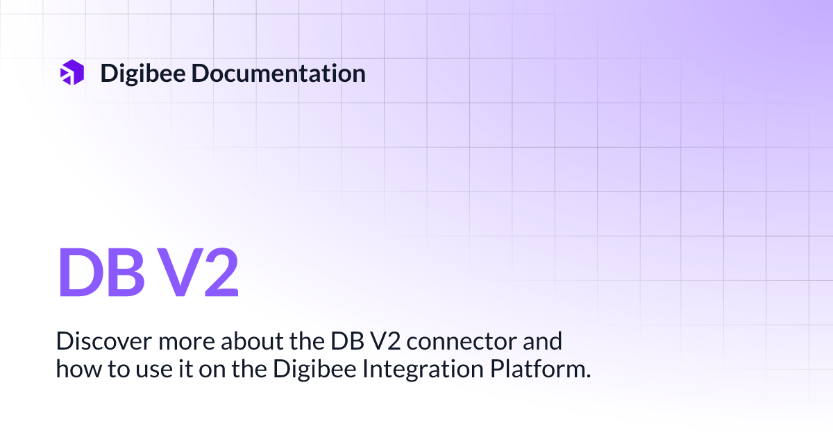 DB V2 | Digibee Documentation