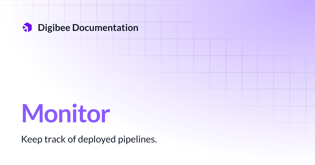 Monitor | Digibee Documentation