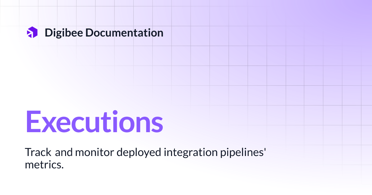 Completed executions | Digibee Documentation