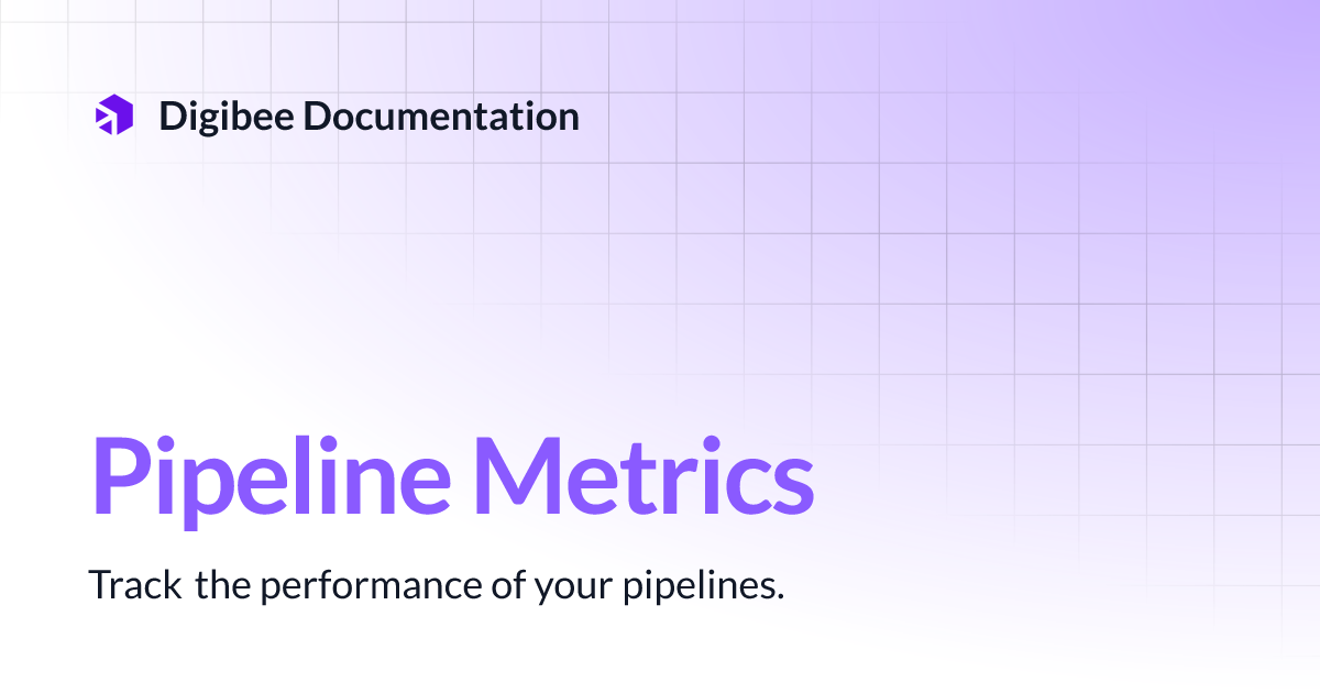 Pipeline Metrics | Developer Guide | Digibee Documentation
