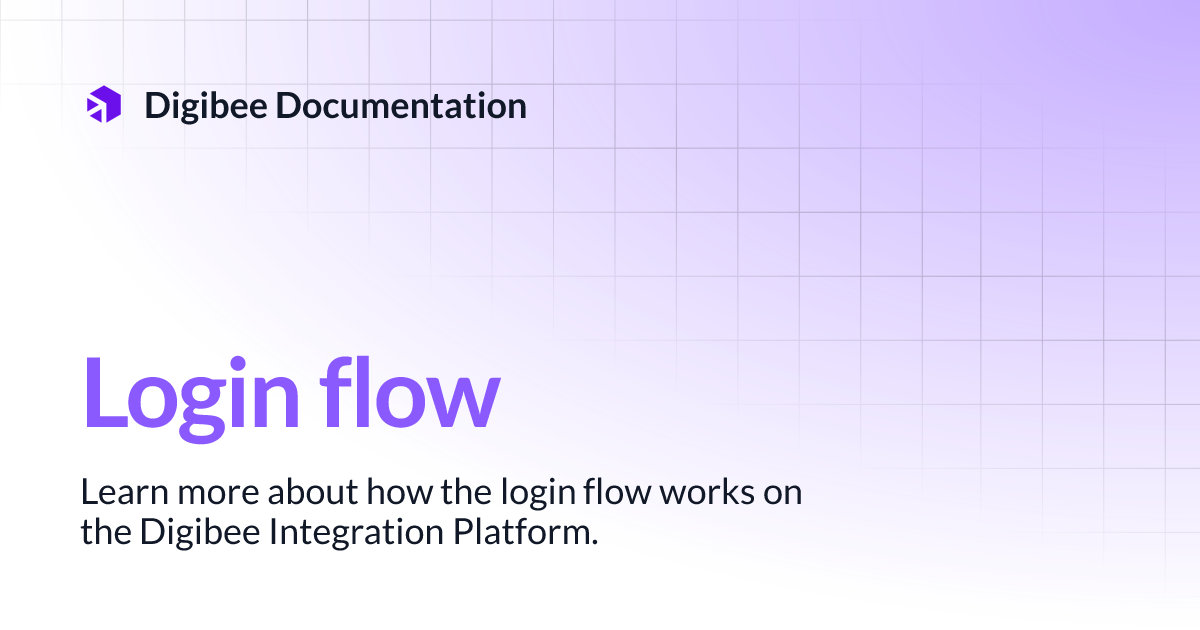 Login flow | Digibee Documentation