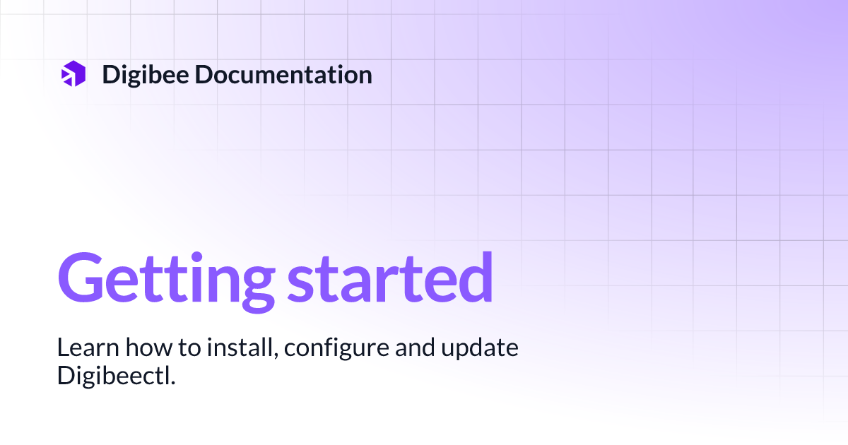 Getting started | Digibee Documentation