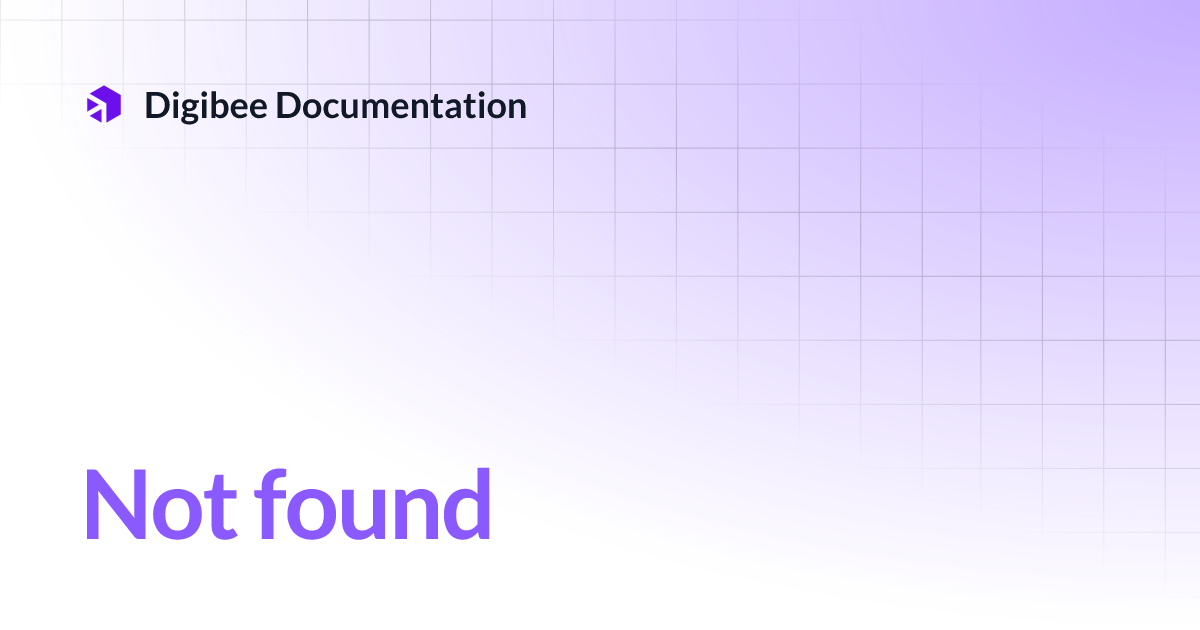 DB V1 (Descontinuado) | Digibee Documentation