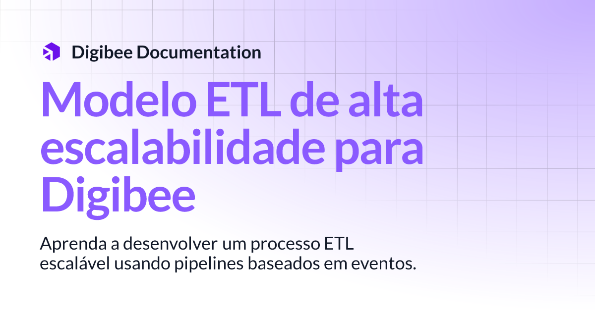 Modelo ETL de alta escalabilidade para Digibee | Use Cases | Digibee Documentation