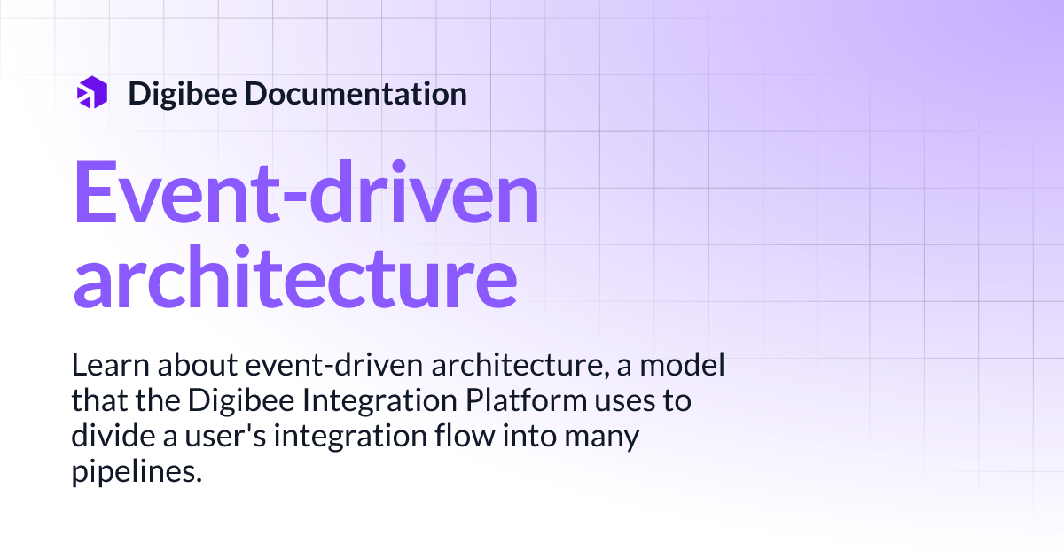 Event-driven architecture | Digibee Documentation